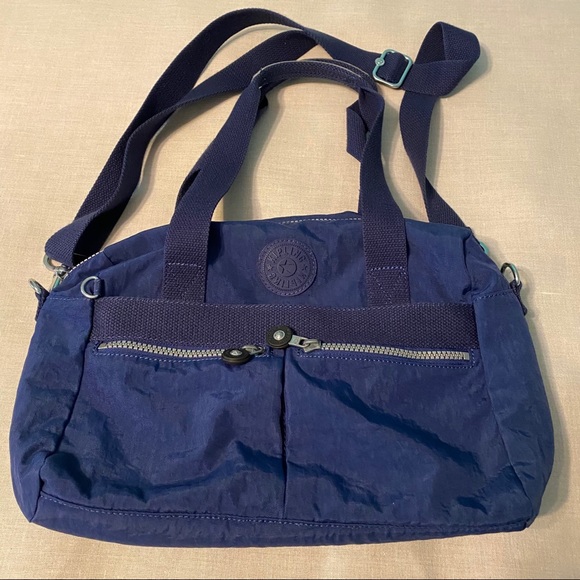 Kipling | Bags | Kipling Crossbody Blue Purse Tote | Poshmark